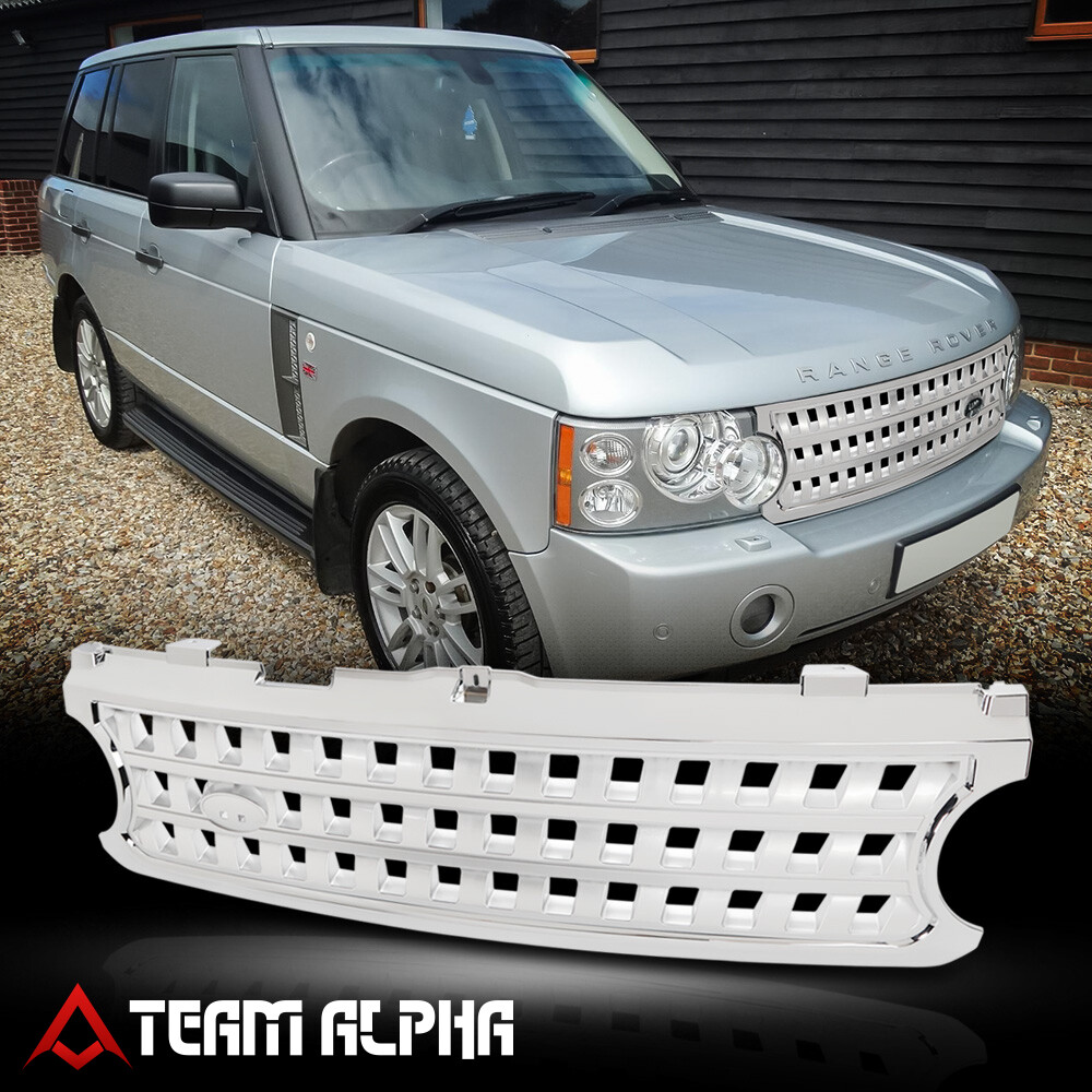 Chrome/Silver Classic Mesh Front Bumper Grille/Grill fits 06-09 Range ...