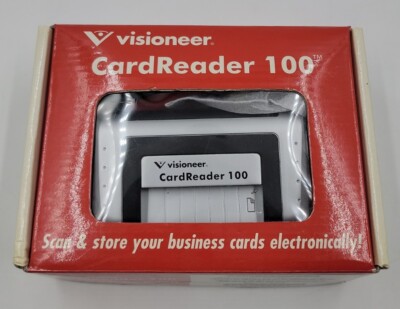 Visioneer Card Reader 100 USB Powered Business Card Scanner Open Box | eBay