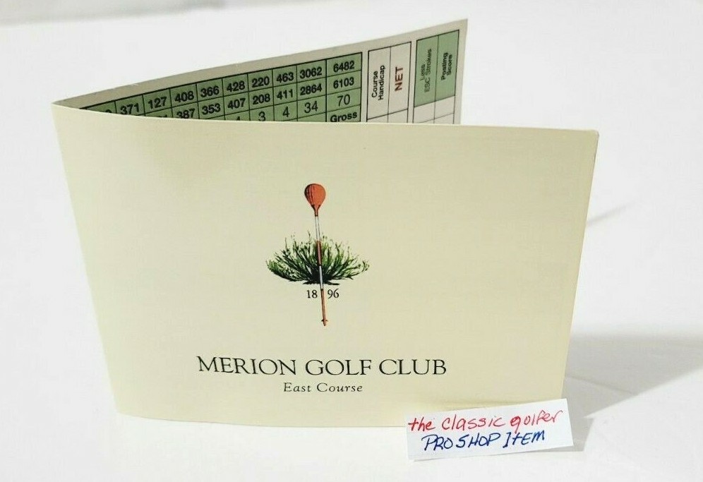 Merion Golf Club Logo Merion Golf Club History Book With Slipcase