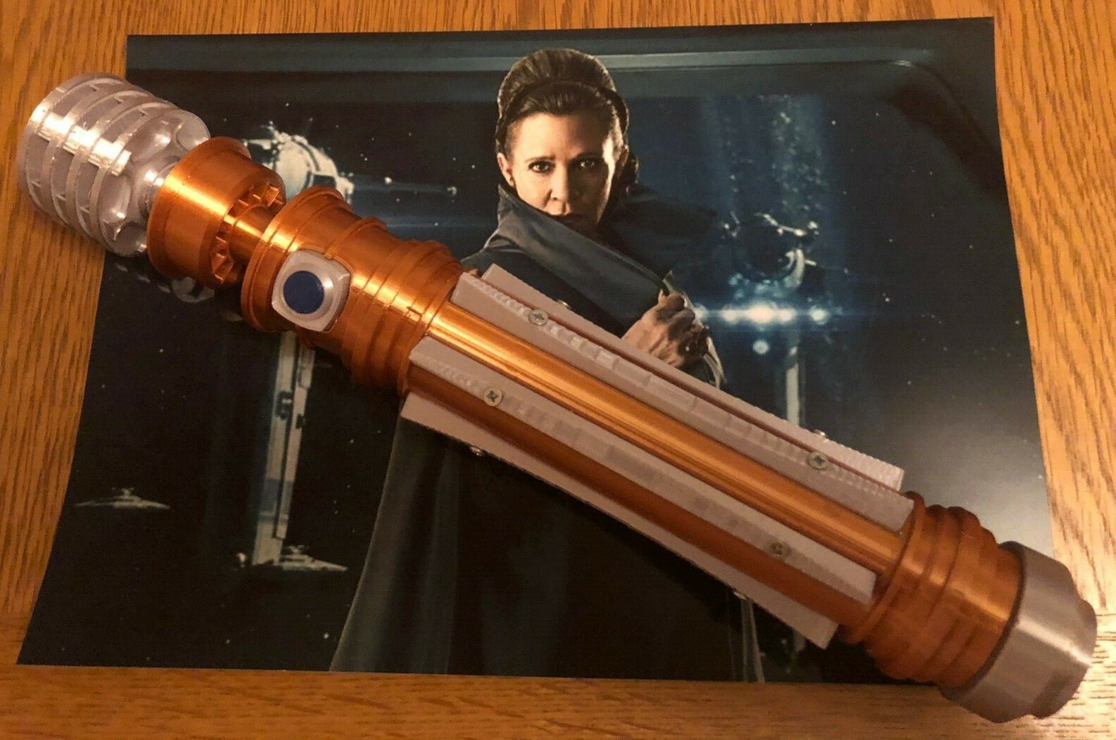 1:1 Scale- 3D Printed Princess Leia Lightsaber (Rise of Skywalker) Hilt ...
