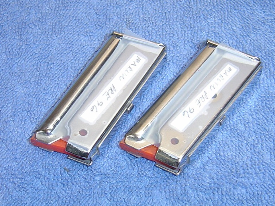 PAIR USED CHROMED MARLIN PRE 96 22LR RIFLE MAGAZINES 7 ROUND MOD 880 ...