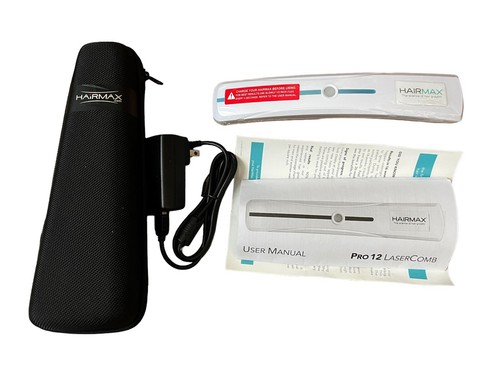 HAIRMAX PRO 12 LaserComb Hair Growth Device w/ 12 Medical-Grade Light ...