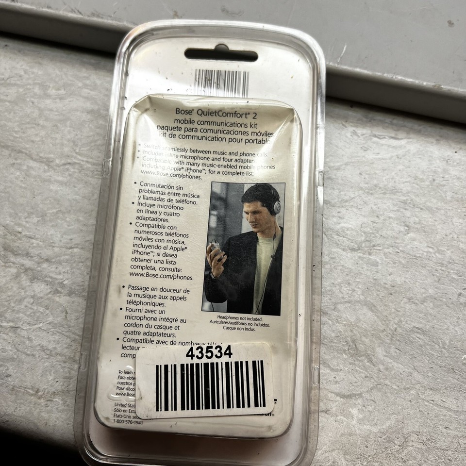 Bose QuietComfort 2 Mobile Communications Kit Adapter For QC2 ...
