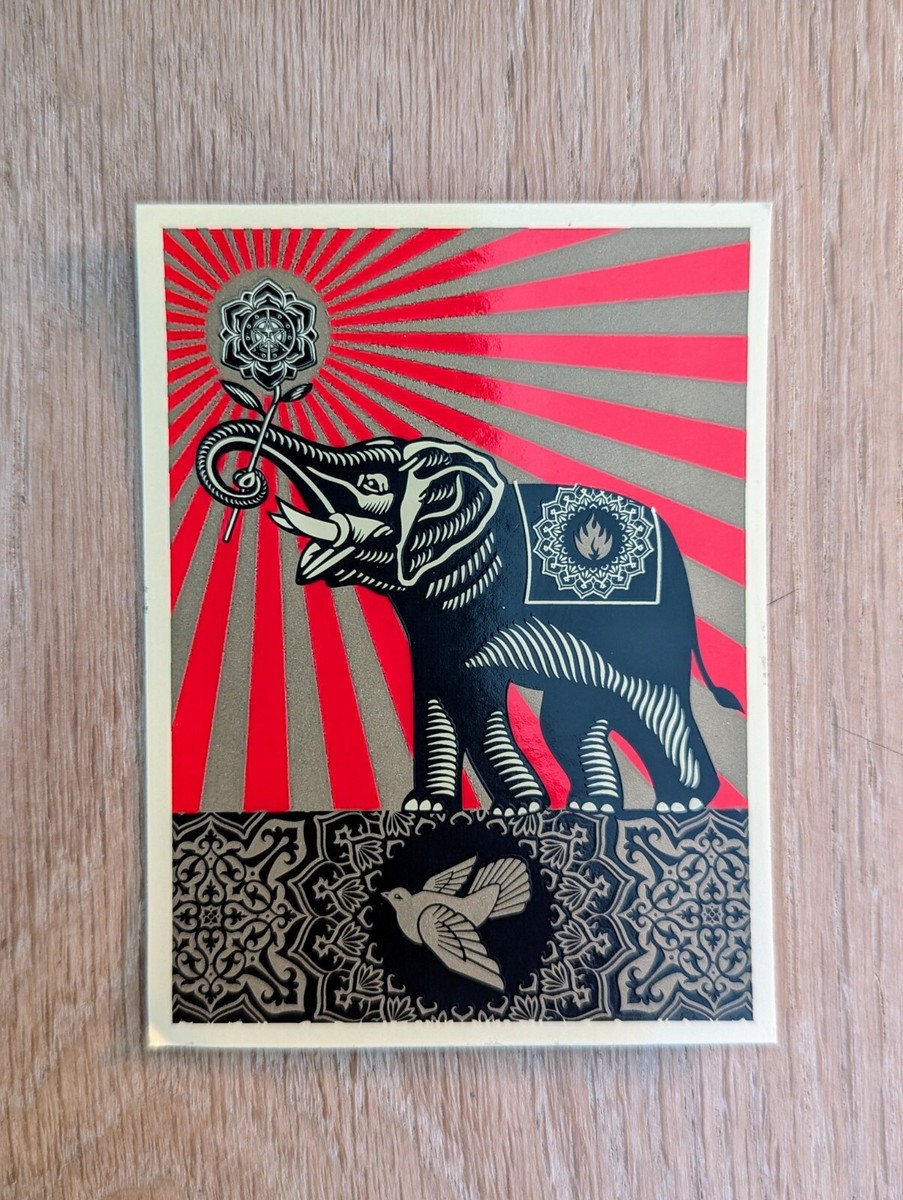 Obey Art Elephant Hidden Gems: Wallworks By Shepard Fairey At The