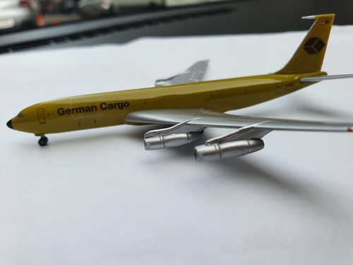 Boeing 707-300F 1/400 herpa german cargo Edition limitée ... | eBay