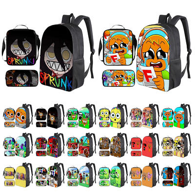 Rhythm Box Sprunki Backpack Set Sprunki Plush Game Peripheral Backpack ...