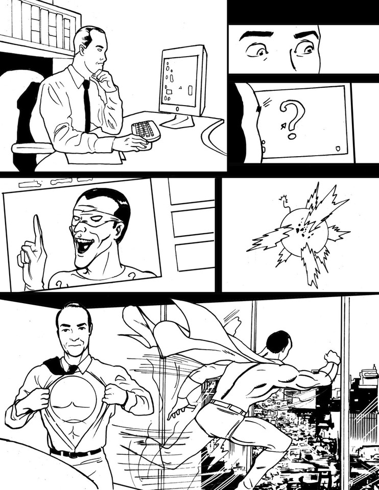 CUSTOM COMIC BOOK PAGE, hand-drawn custom art! | eBay