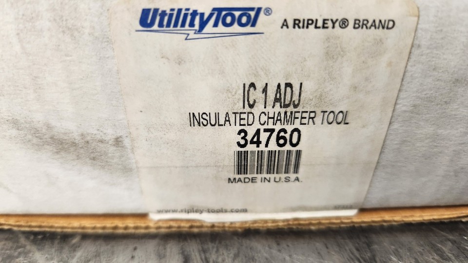 Ripley 34760 IC 1 Insulation Cable Chamfer Tool .650 -1.260" OD Range ...