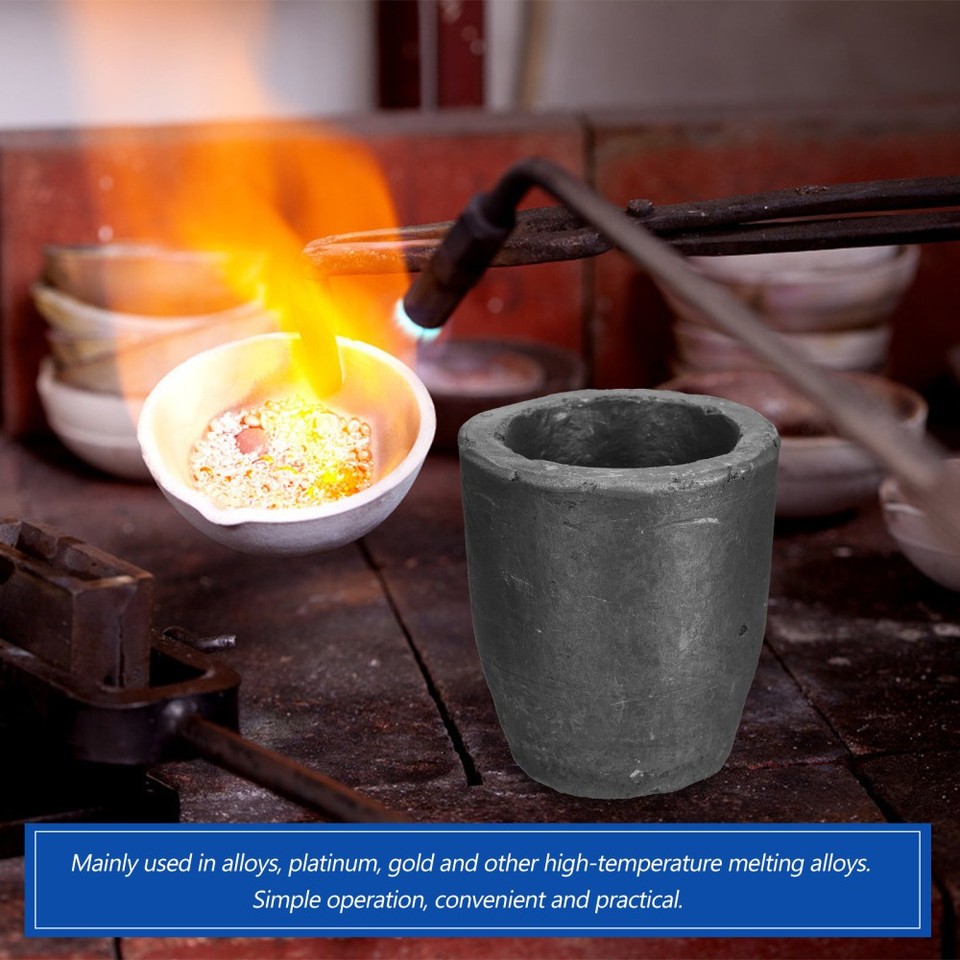 Metal Crucible Melting Pot Smelting Ceramic Crucibles for Graphite ...