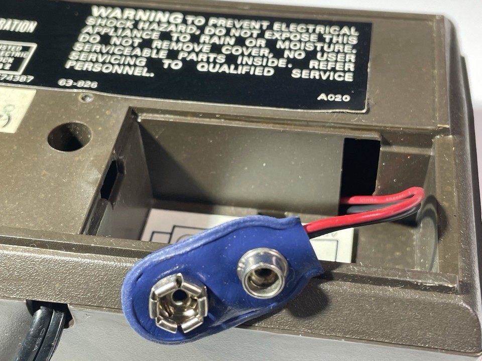 Vintage Westclox Digital Alarm Clock Wood Grain Model 22651 Tested ...