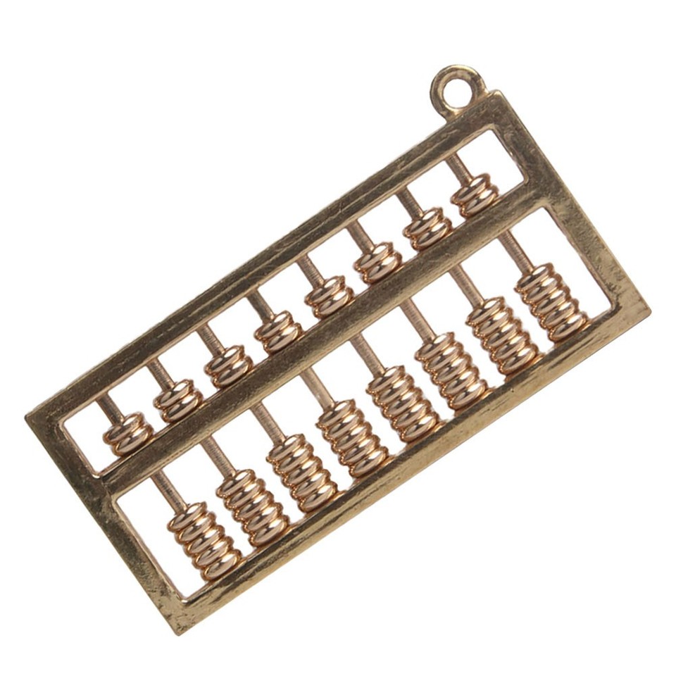 Keychain Pendant Chinese Abacus Charms for Bracelets Making Jewelry ...