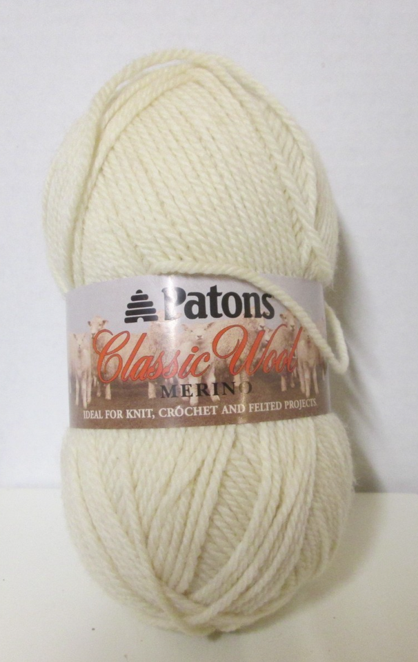 1 Skein Patons Classic Wool Merino Yarn #4 100% Pure Wool - Choose 9 ...