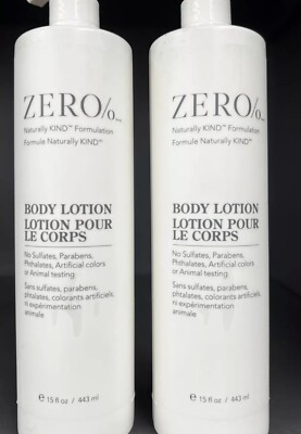QTY: 2 Gilchrist & Soames Zero % Body Lotion Naturally Kind 15 oz Pump ...
