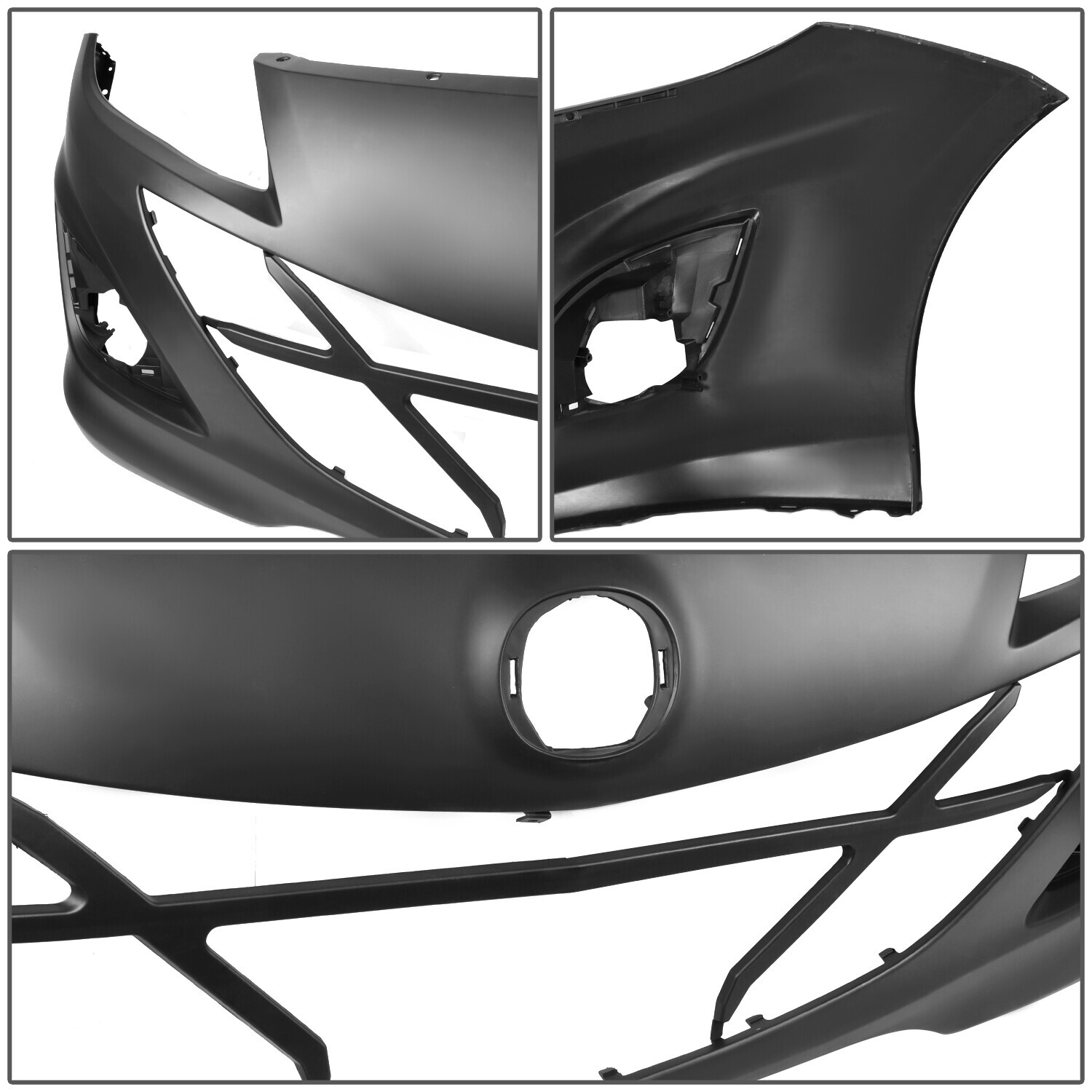 For 2010-2013 Mazda 3 Mazdaspeed Factory Style Primed Black Front ...