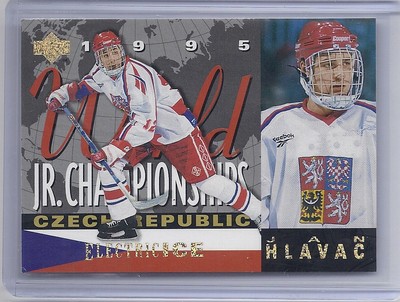 94-95 1994-95 UPPER DECK JAN HLAVAC WORLD JUNIOR CZECH ROOKIE ELECTRIC ...