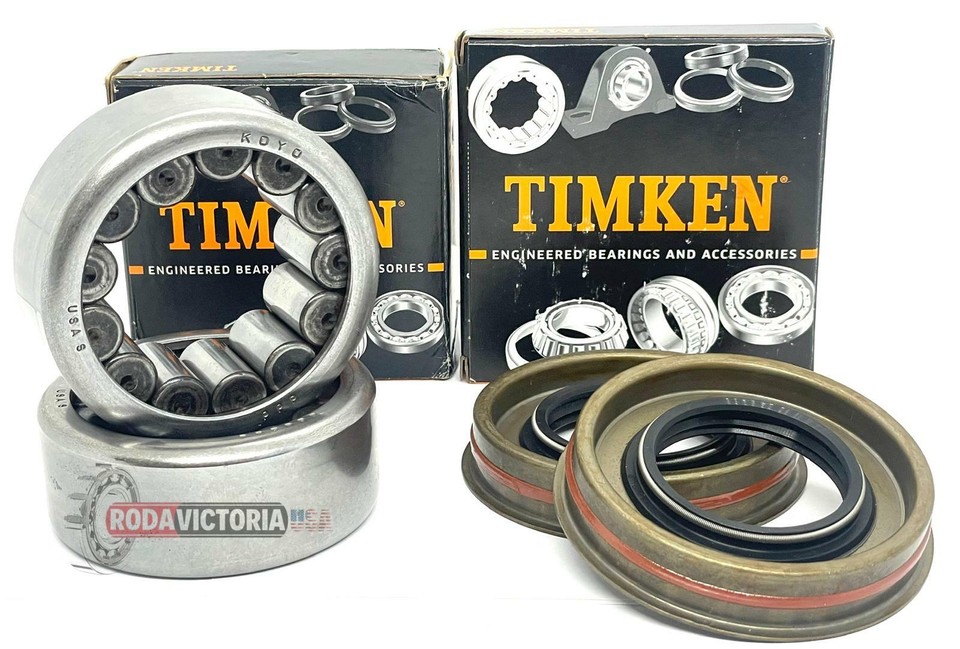 TIMKEN USA Rear Axle Bearing Seal Driver & Passenger Kit for Ford F150 ...