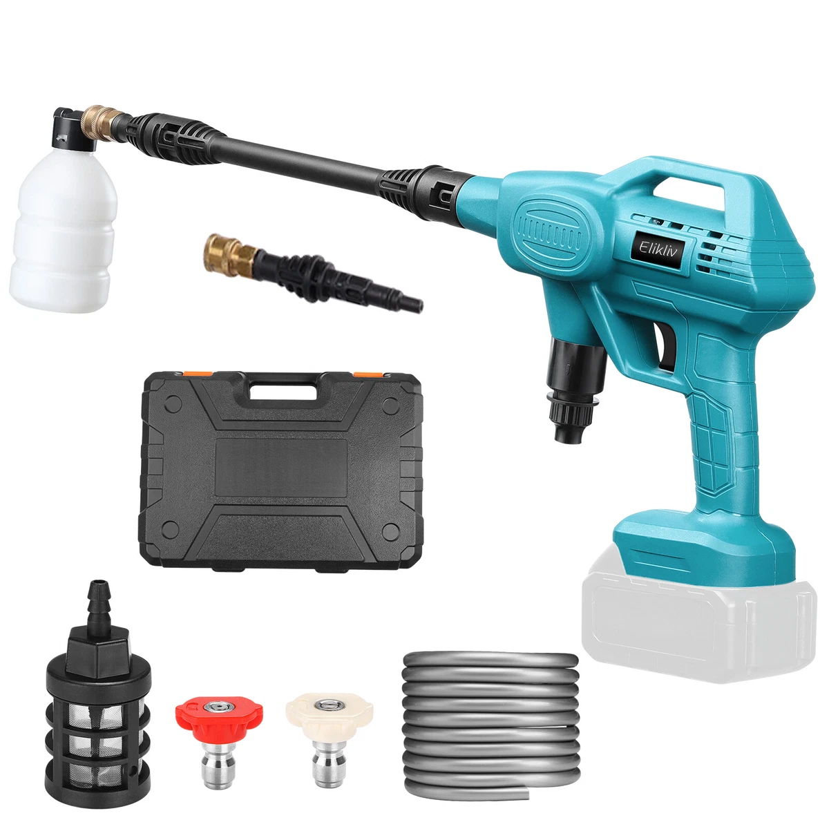 21v Cordless Pressure Washer Portable Power Cleaner