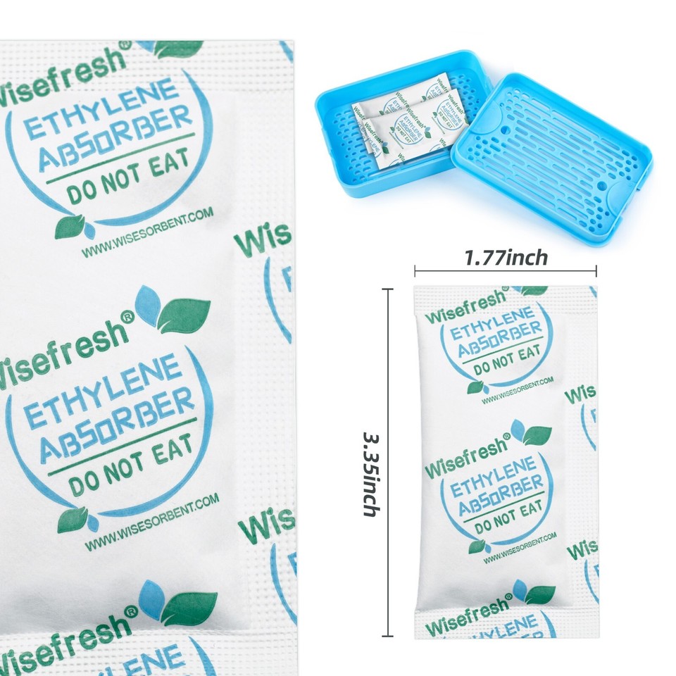 10 Gram Ethylene Gas Absorber Packets, Vegetable & Fruit Fresh Produce ...
