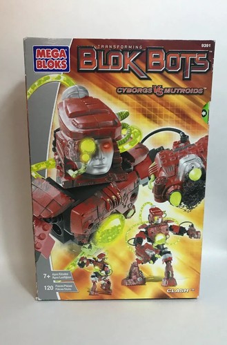 Mega Bloks Transforming Blok Bots Cyborgs Vs Mutroids - CLASH 120 ...