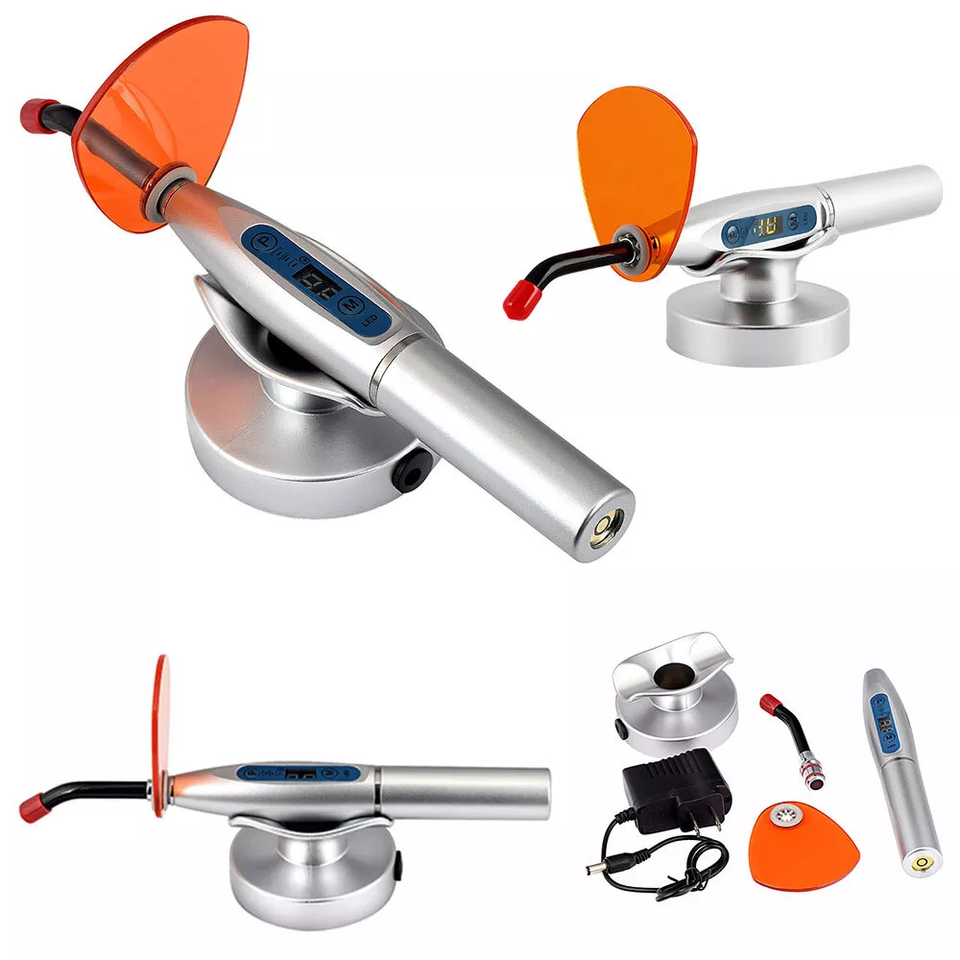 Dental Wireless Cordless LED Cure Curing Light Lamp 2000mw 5W Tool ...