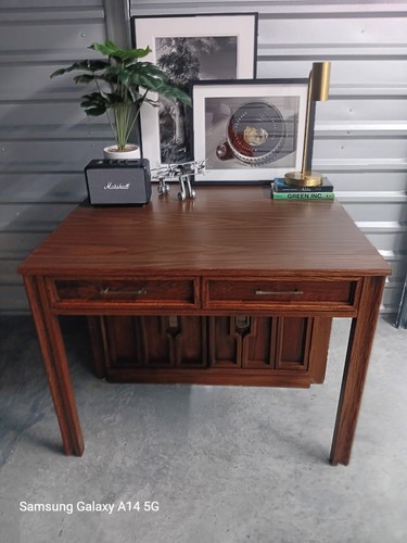 VTG Saginaw Expandomatic Console Table Expandable Convertable Mid ...