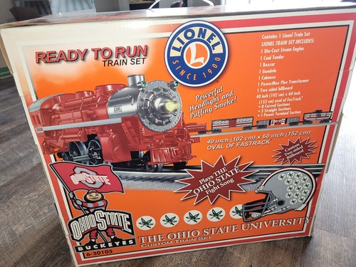 RARE 6-30105 2008 Lionel The Ohio State University O Gauge Train Set ...