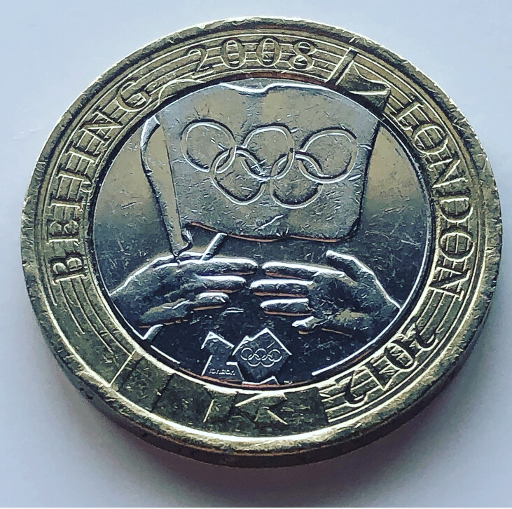 Rare £2 coins two pound coin Commonwealth Olympic Bible Navy RAF ...
