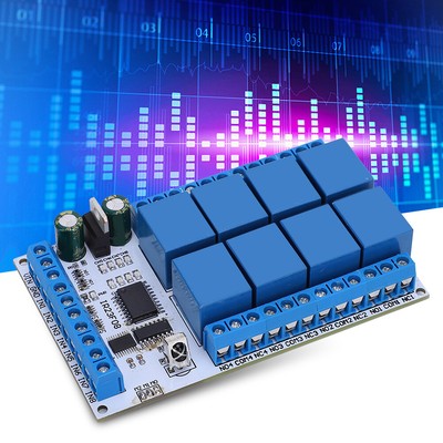 8 Channel Infrared Remote Control Switch Relay Infrared Relay 12V 12V ...