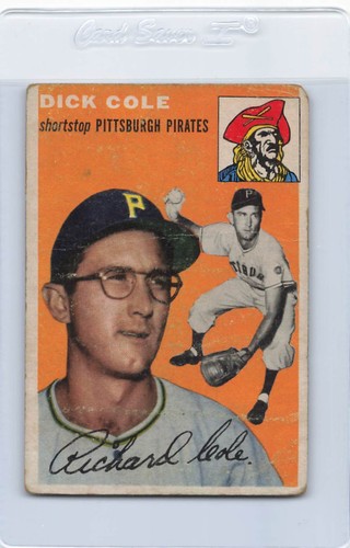 1954 Topps #84 Dick Cole Pirates Fair *DA-B7352 | eBay