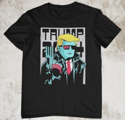 Trump Legend | Terminator 2024 Black Tee Size Large NWT | eBay