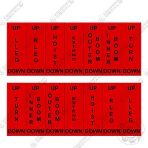 IMT Crane Lever Decals (Set of 2) | eBay