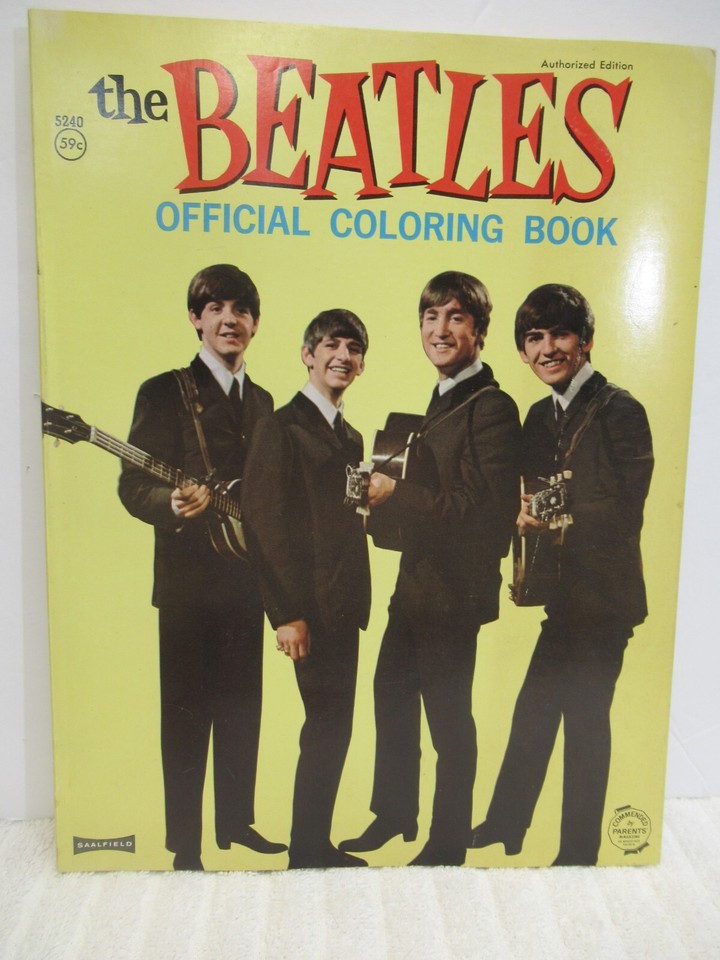 The Beatles Coloring Book 1964 HIGH GRADE SUPER RARE | eBay