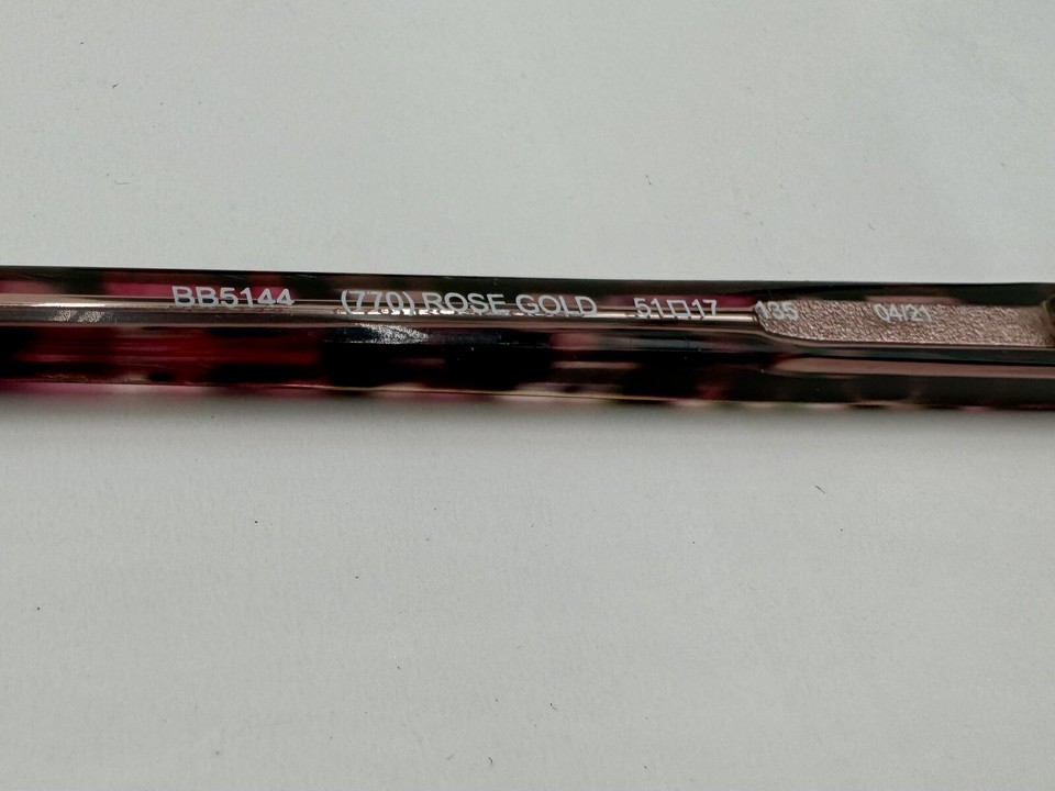 bebe Eyeglasses Frames BB5144 770 Rose Gold 51-17-135 With Case | eBay