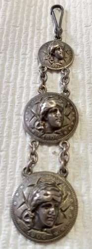 Barber Dime Quarter 3D Liberty Pop Push Punch Out Repousse coin FOB ...