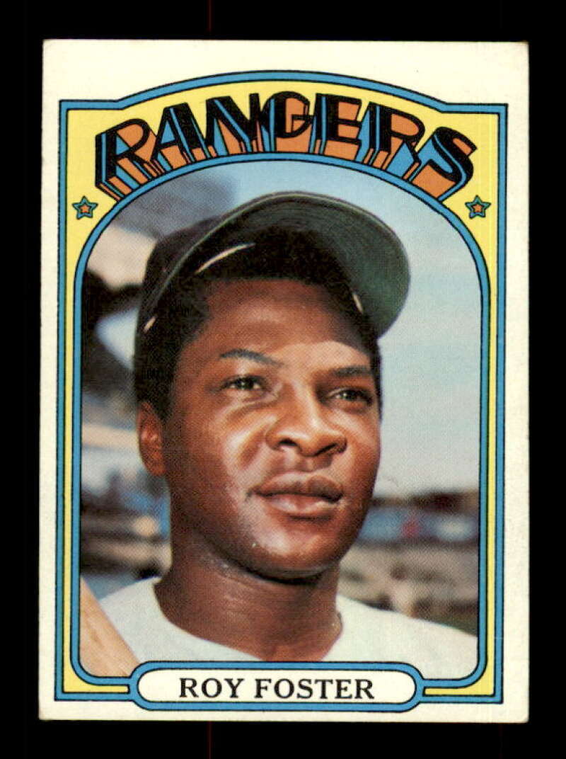 1972 Topps #329 Roy Foster EX/EX+ Rangers 561021 | eBay