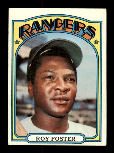 1972 Topps #329 Roy Foster EX/EX+ Rangers 561021 | eBay