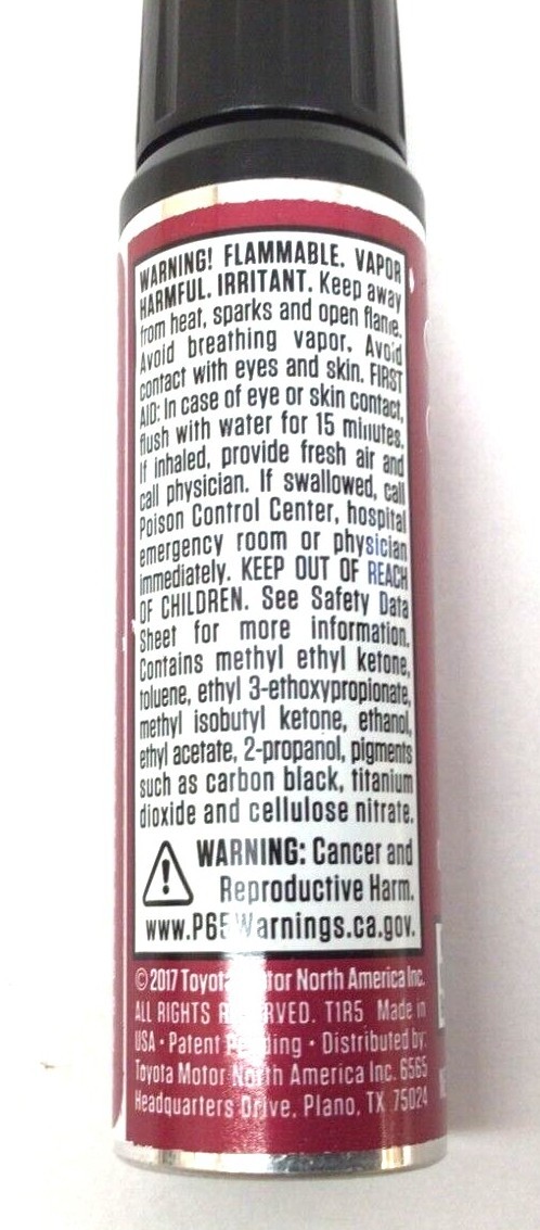 Toyota 3U5 Supersonic Red Touch-up Paint Pen tube Marker | 00258003U521 ...