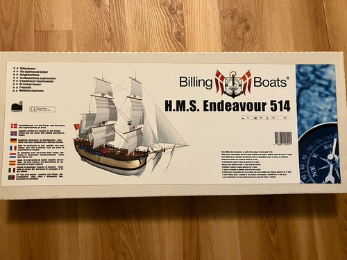 billing boats 1:50 HMS Endeavour kit plus set of paint !!! brand new | eBay