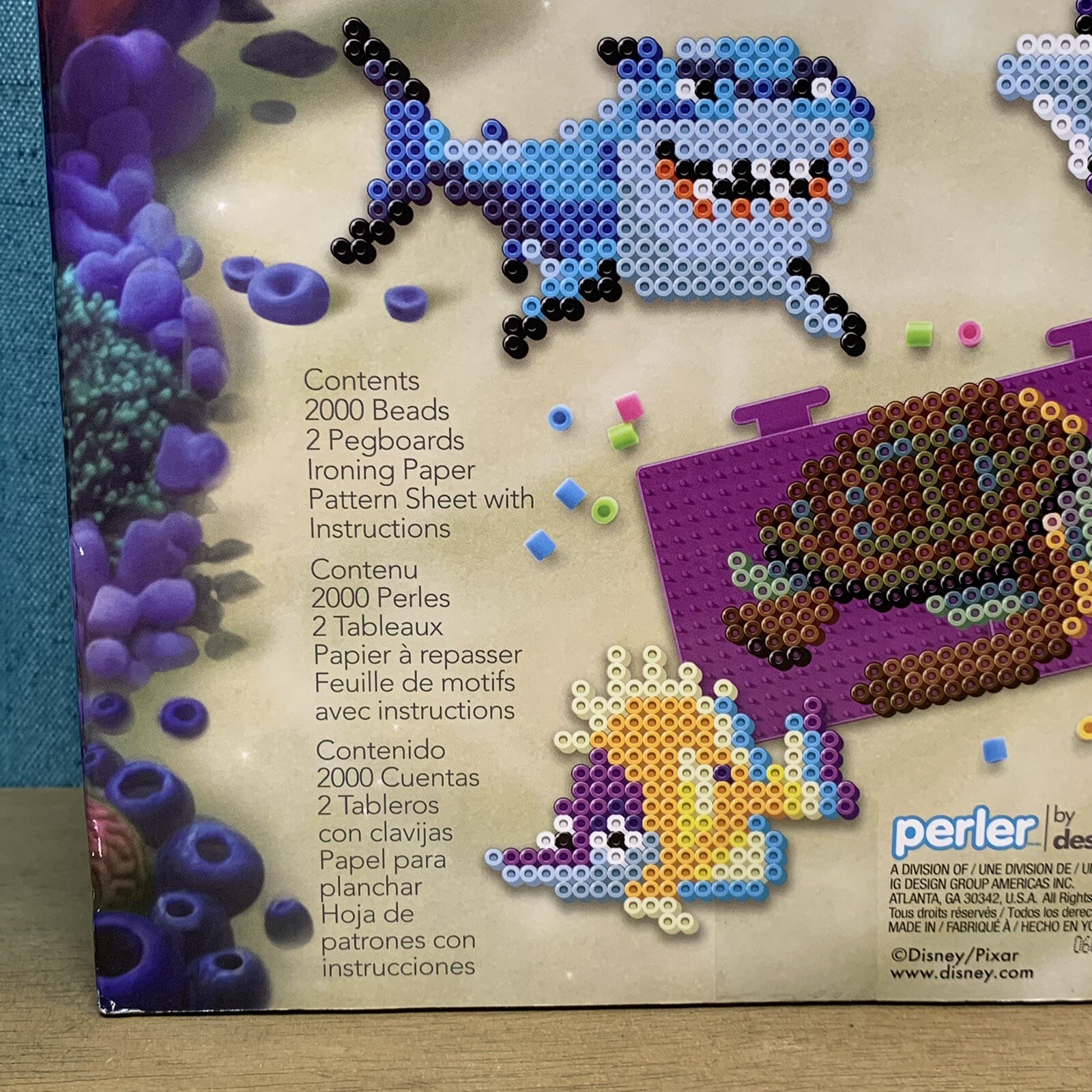 Disney PIXAR TOY STORY & FINDING NEMO Set fused bead kits PERLER 2000 ...