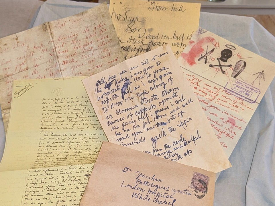 Jack the Ripper Memorabilia Letters Signed White Chapel Serial Killer ...