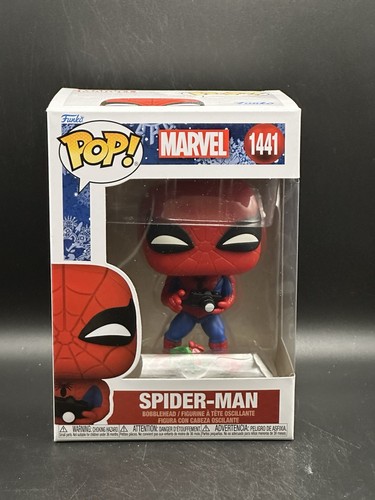 Funko Pop Spider-Man #1441 Marvel HOLIDAYS W/ Protector | eBay