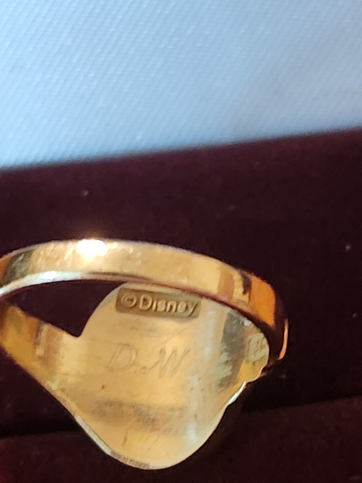 Disney 14k Yellow Gold Cast Member Ring Size 6 | eBay