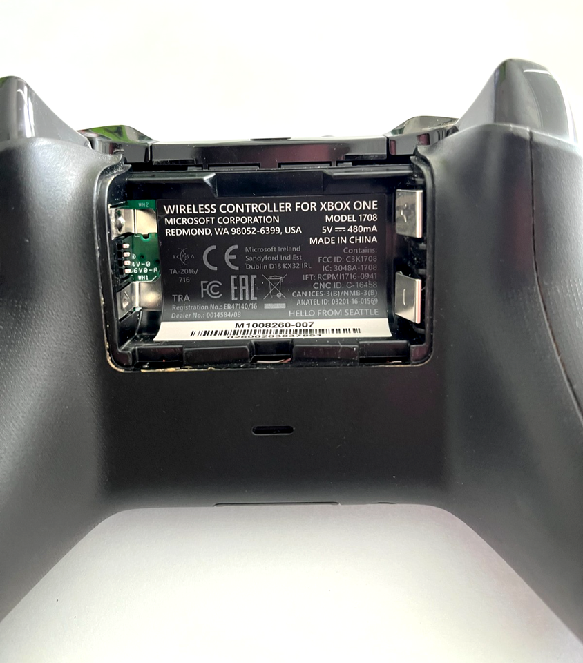 (4) Microsoft Xbox One Wireless Controllers Black Model 1708 * FREE ...