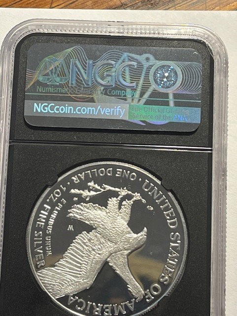 2025-W Proof Am. Silver Eagle/Army Privy/NGC PF70 UC/First Day #11196 ...