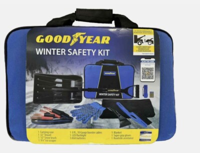 Goodyear Winter Safety Kit with Booster Cables and Snow Shovel (Brand ...