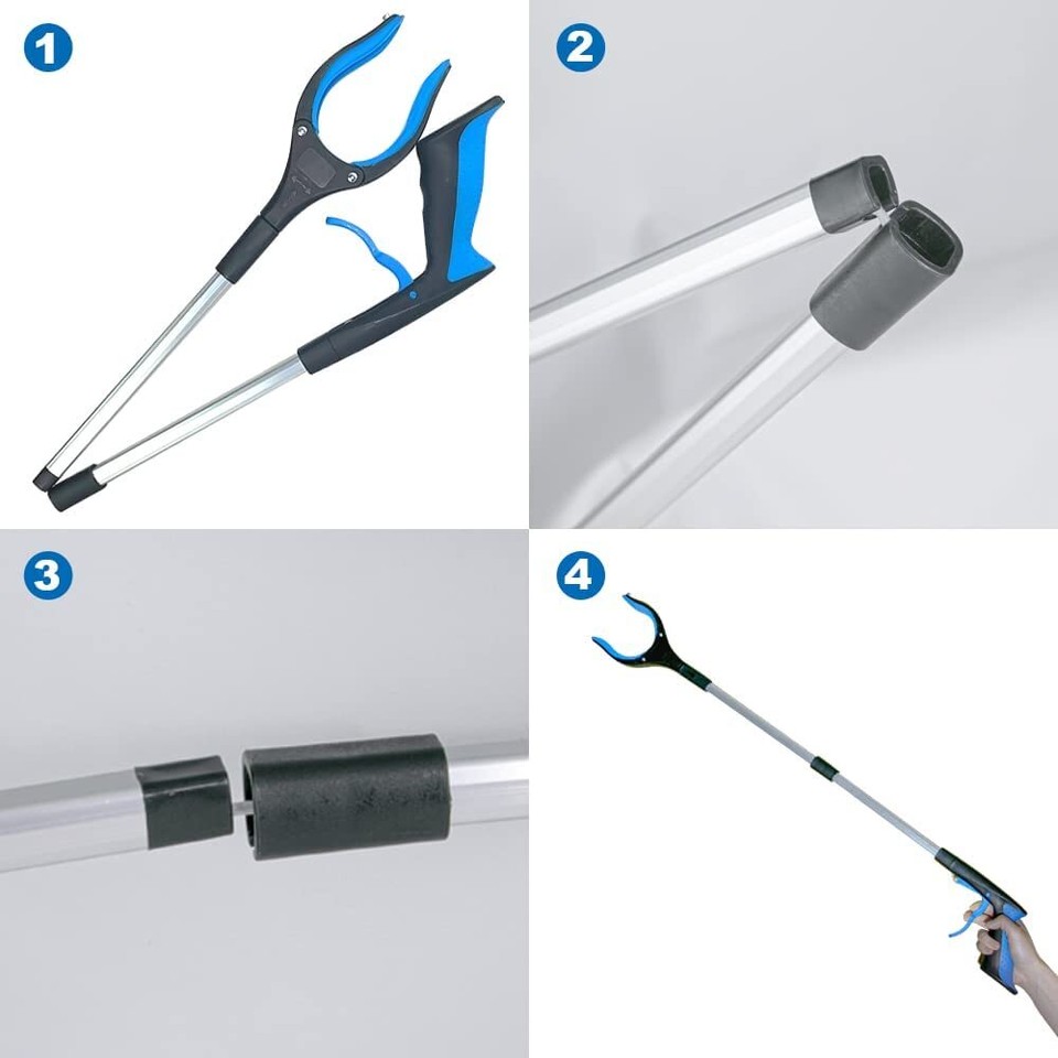 1PC 32"Grabber Pick Up Tool Extended Garbage Reaching Stick Trash ...