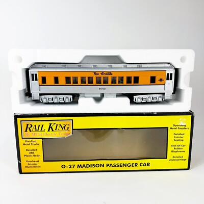 MTH Rail King O #RK-6230S Denver Rio Grande Madison Passenger Car #1013 ...