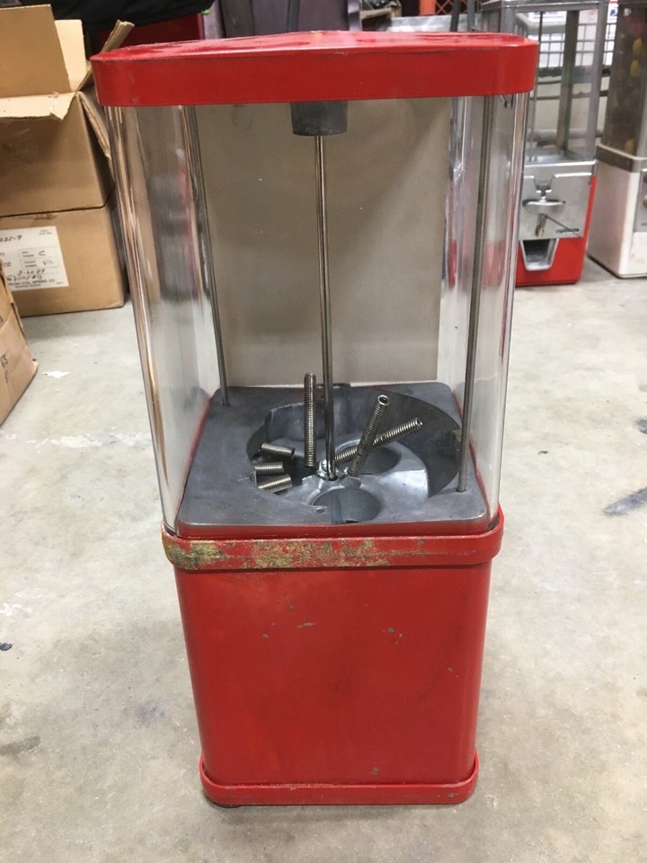 NOS Vintage 5 cent Nickel Komet Toy Machine w/ Display & Backstory from ...