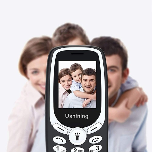 Ushining 2G Unlocked Mobile Phone Dual Sim Easy to Use Big Button for ...