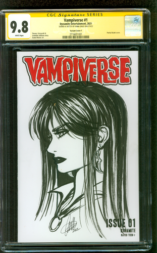 Vampirella 1 CGC 9.8 SS Anna Zhuo Original art Vampiverse sketch | eBay